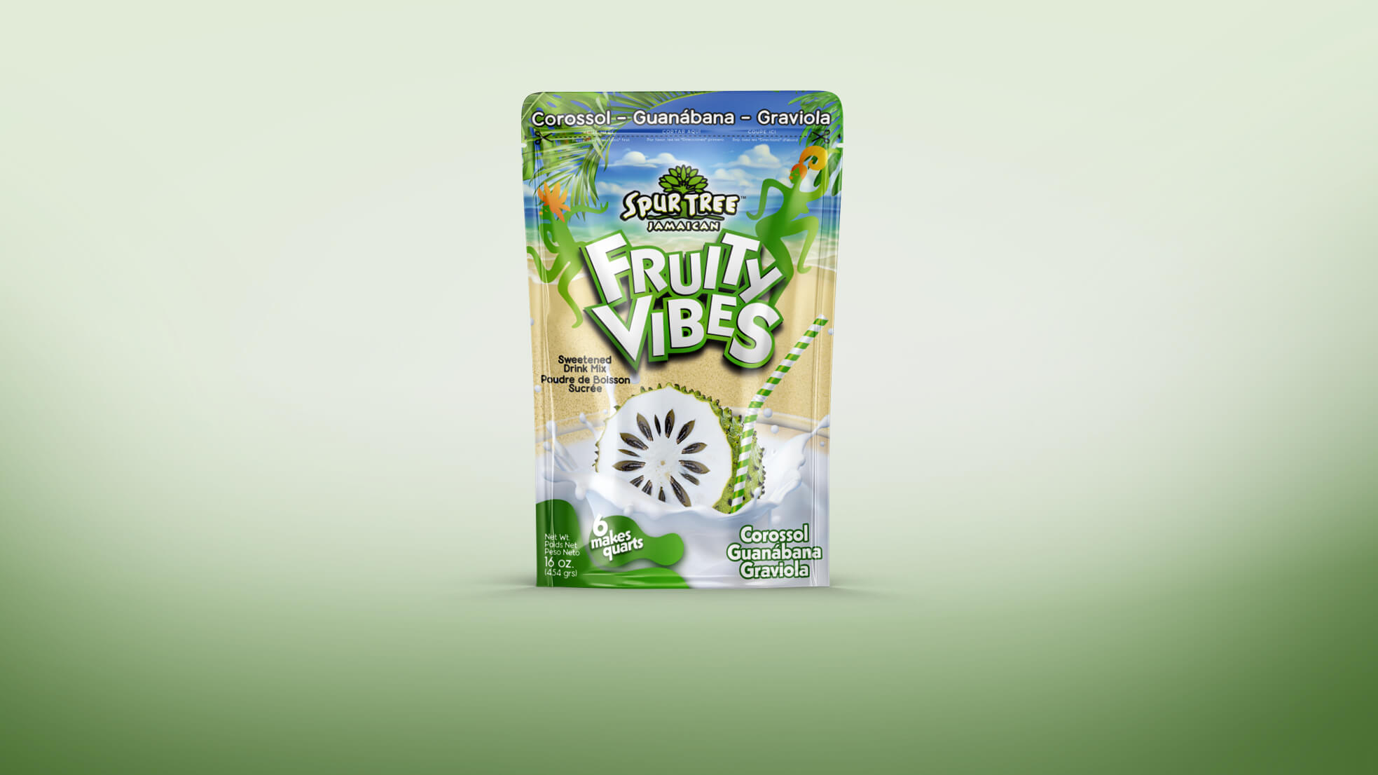 Spur Tree. Fruity Vibes Sweetened Drink Mix | Edwards BrandLab | Diseño ...